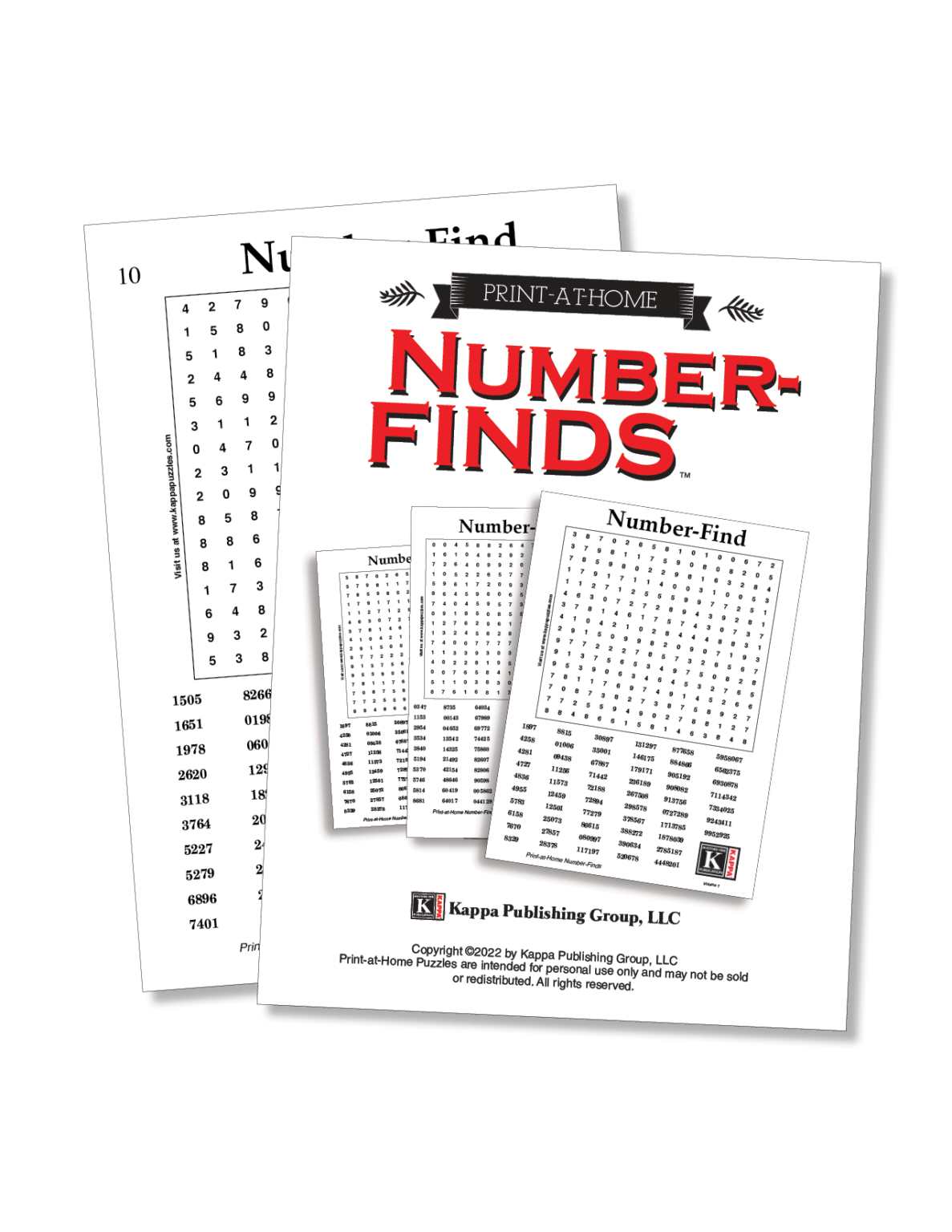 Print-at-Home Number-Finds – Kappa Puzzles
