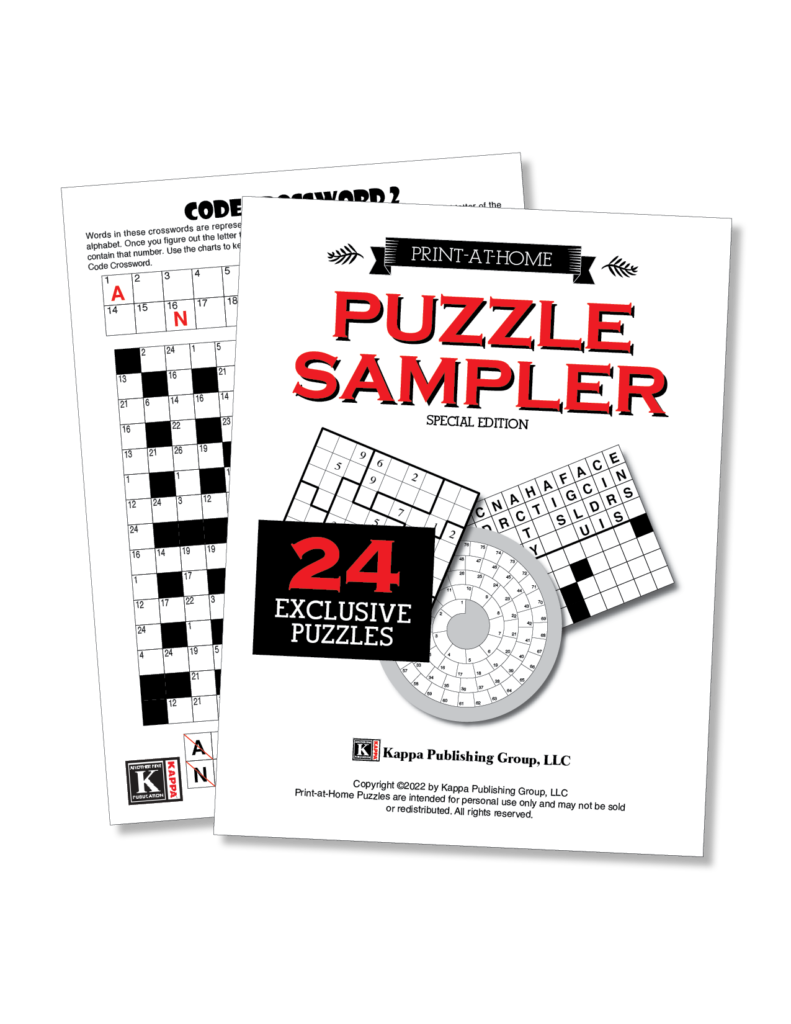 Print-at-Home Puzzle Sampler – Kappa Puzzles