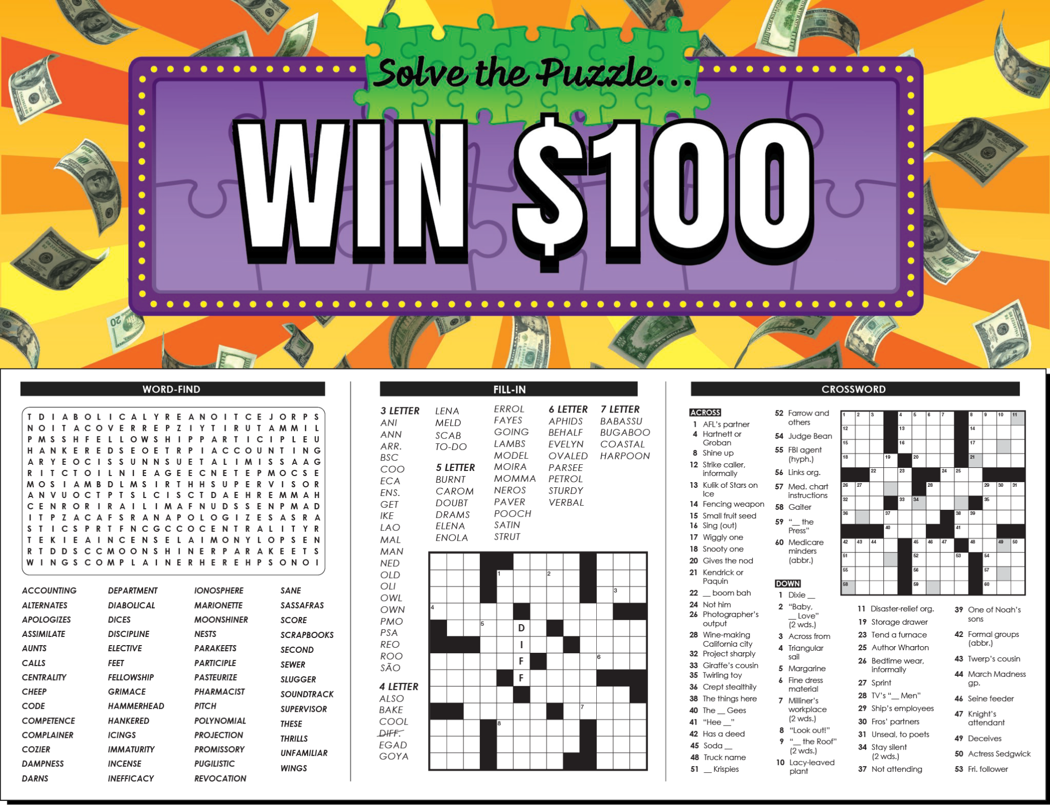 Win 100 – Kappa Puzzles
