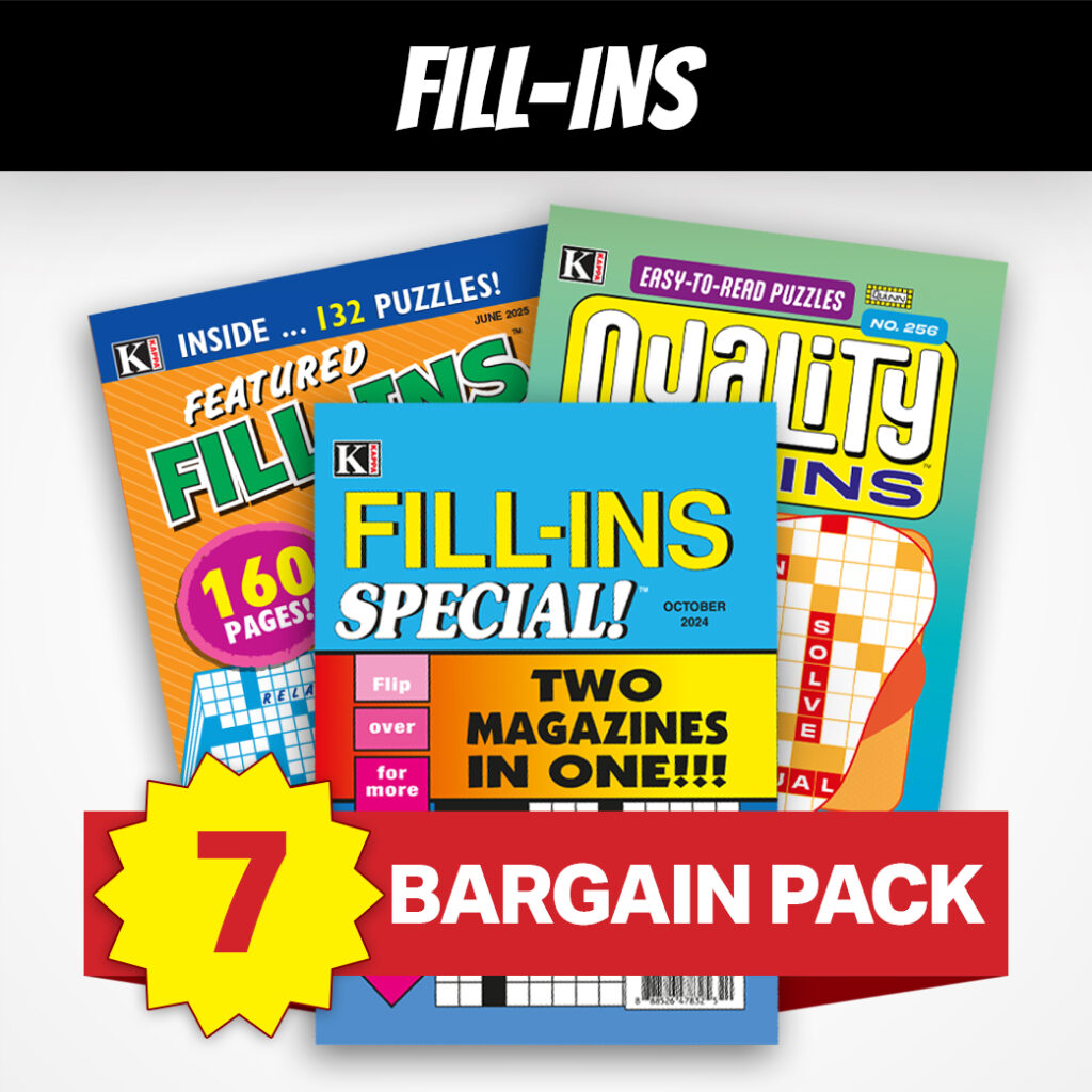 21 Word Search Magazines – Kappa Puzzles